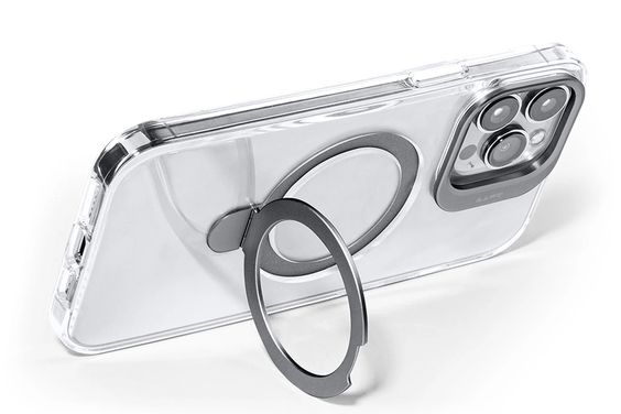 Ốp lưng magsafe iPhone 15 Promax LAUT REVIVE PROP nhựa tái chế chống sốc, có đế dựng trong suốt ...