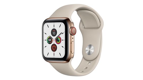 Apple Watch Series 5 GPS + Cellular, viền thép dây cao su chính hãng ...
