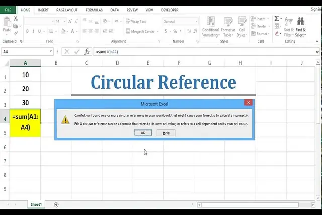 Cách sửa lỗi Circular References trong Excel mới 2025, thành công 100%