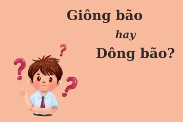 Giông bão hay dông bão, đâu là cách viết chuẩn tiếng Việt?