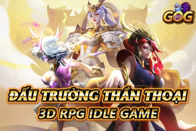 IDLE GOG: Game idle fantasy dàn với anh hùng thần thoại hấp dẫn