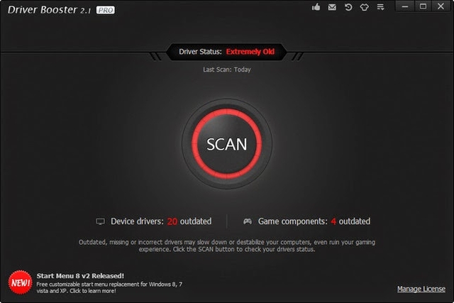 Download trong ngày: Driver Booster 2