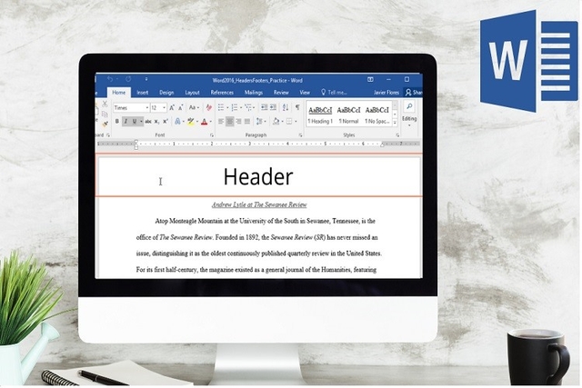 Tạo Header trong Word chuyên nghiệp bằng vài bước đơn giản