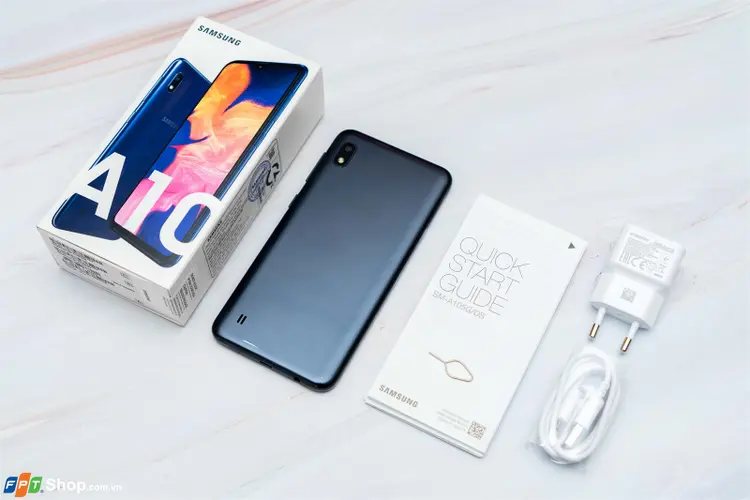 Samsung Galaxy A10 _ Vân tay trong màn hình, pin 4.000 mAh