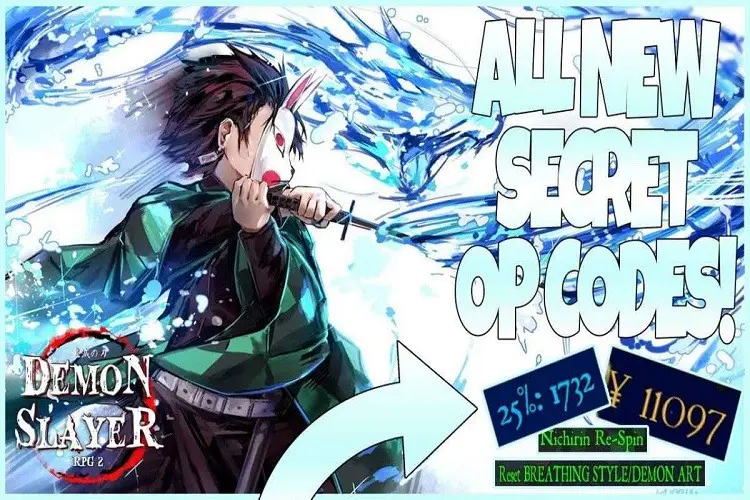 Code Demon Slayer RPG 2 mới nhất 2025 và hướng dẫn nhập code