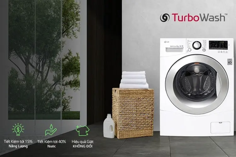 TurboWash là gì? Tìm hiểu công nghệ TurboWash trên máy giặt LG