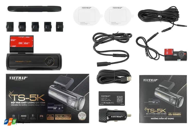 Camera hành trình Vietmap TS-5K cảnh báo giọng nói | Giá rẻ