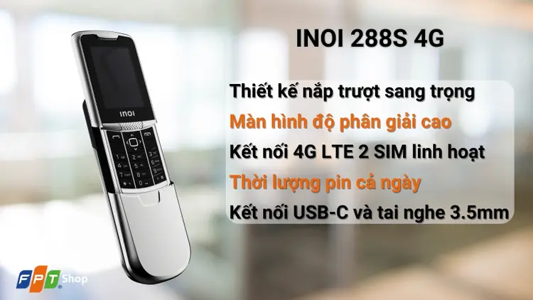 Inoi 288s 4G | Thiết kế ấn tượng, giá cực rẻ