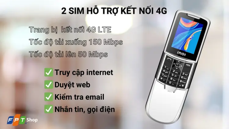 Inoi 288s 4G | Thiết kế ấn tượng, giá cực rẻ