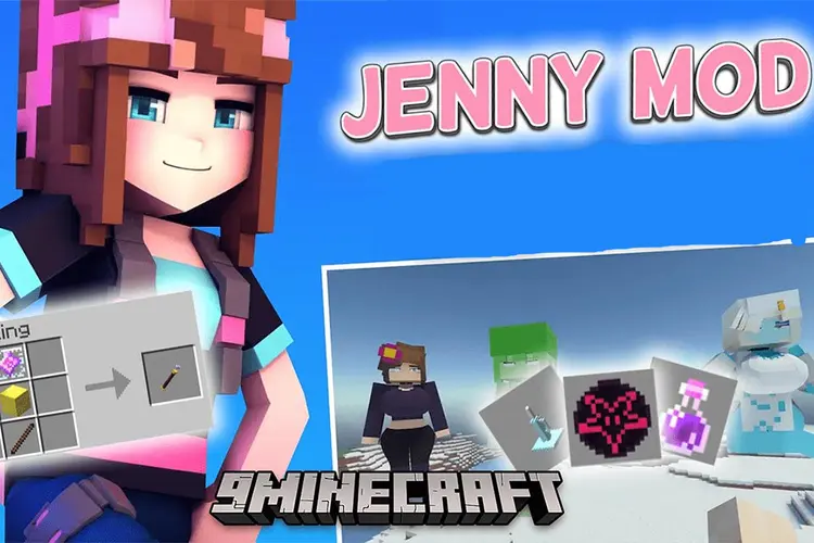 Jenny Mod: Cách biến hóa thế giới Minecraft với những tính năng mới mẻ