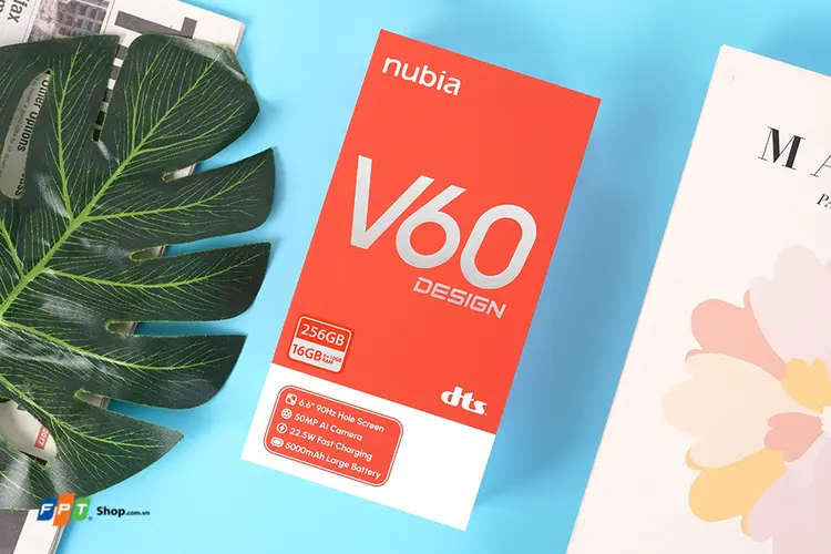 ZTE Nubia V60 Design 6GB 256GB chính hãng, giá rẻ