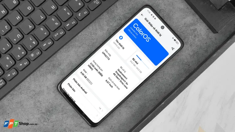 Điện thoại OPPO A5i 4GB/64GB chính hãng, giá rẻ, góp 0%