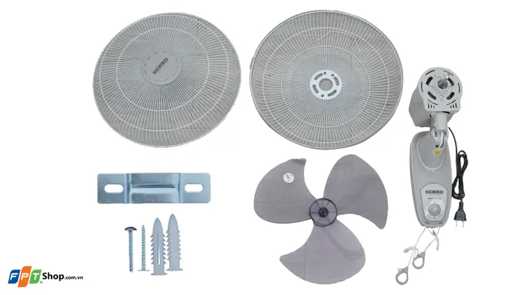 Quạt treo tường Senko TC1626 chính hãng | Bền bỉ, giá rẻ