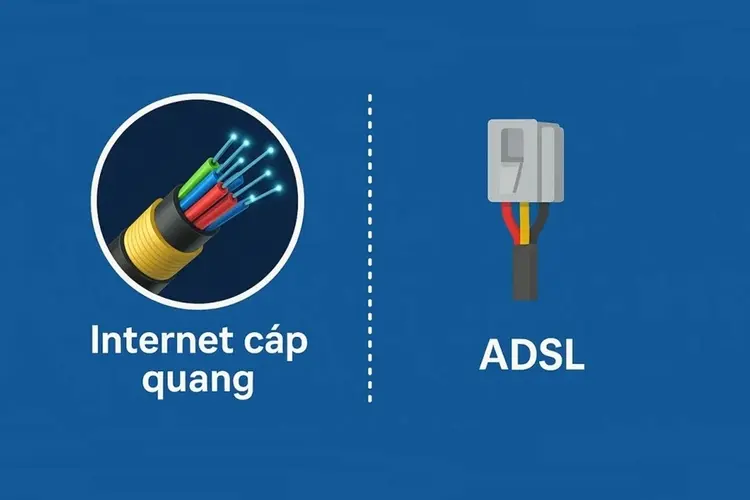 So sánh Internet cáp quang và ADSL cho nhu cầu sử dụng hiện nay