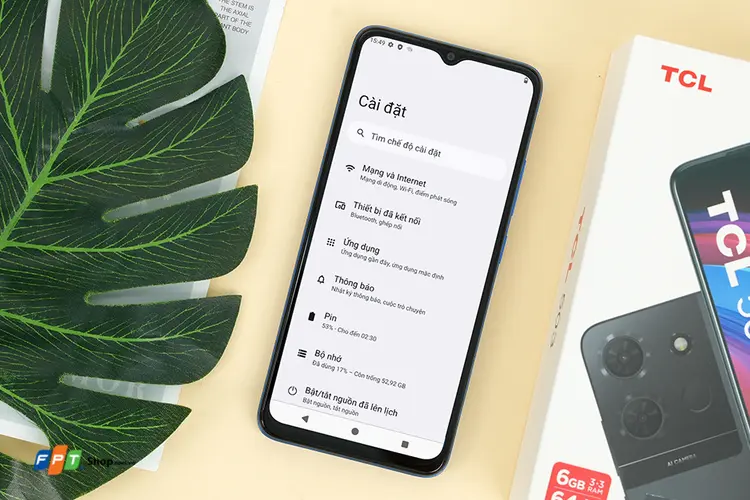 Điện thoại TCL 503 3GB-64GB chính hãng, giá rẻ