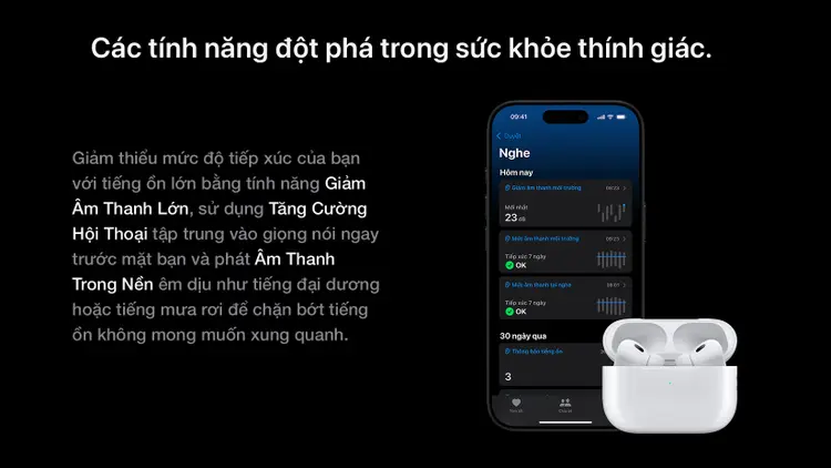 Tai nghe AirPods Pro 2023 (USB-C) | Giá rẻ, giao nhanh 1H