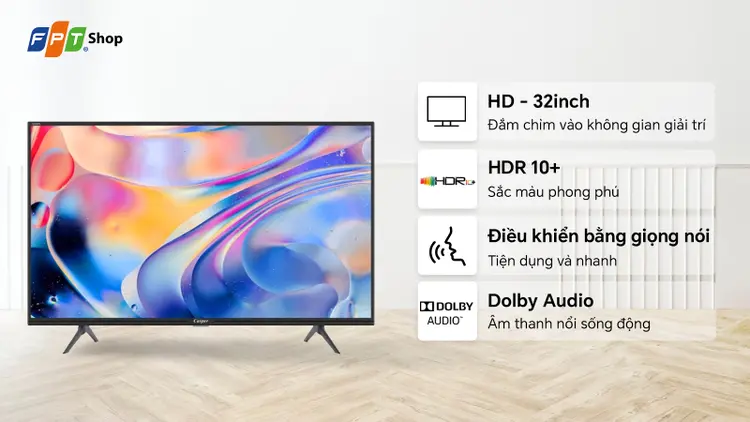 Android Tivi Casper 32 inch 32HG5200 | Chính hãng, giá rẻ