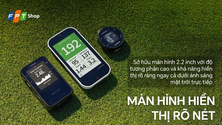 Thiết bị định vị Golf Garmin Approach G20 Solar GPS chính hãng, giá rẻ