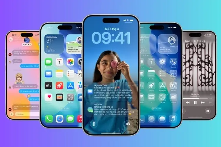 iOS 26 trên iPhone 17 có gì mới?