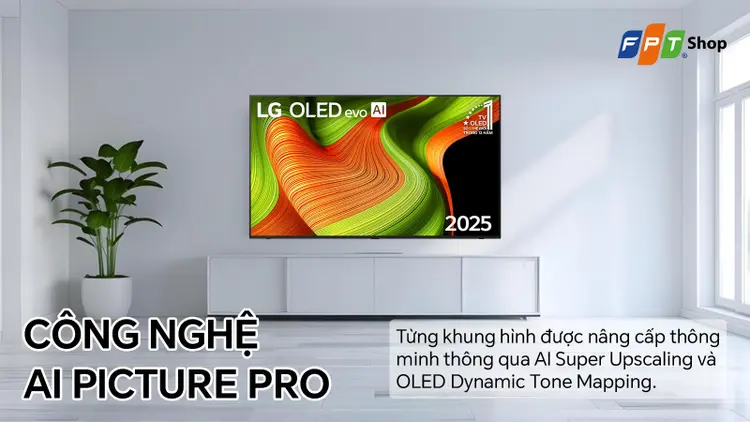 LG OLED AI 55 inch 4K OLED55B5PSA | Ưu đãi lớn, góp 0%