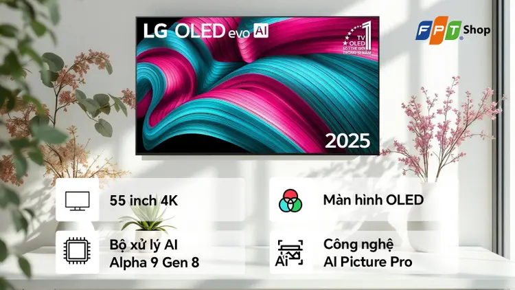 LG Smart TV OLED 55 inch 4K OLED55C5PSA chính hãng, giá rẻ