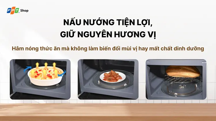 Lò vi sóng có nướng Sharp 20 lít R-G222VN-S chính hãng, giá rẻ