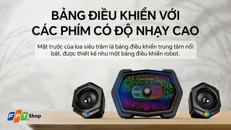 Loa dàn 2.1 Microlab U220 | Âm thanh rõ nét, nhỏ gọn, giá rẻ