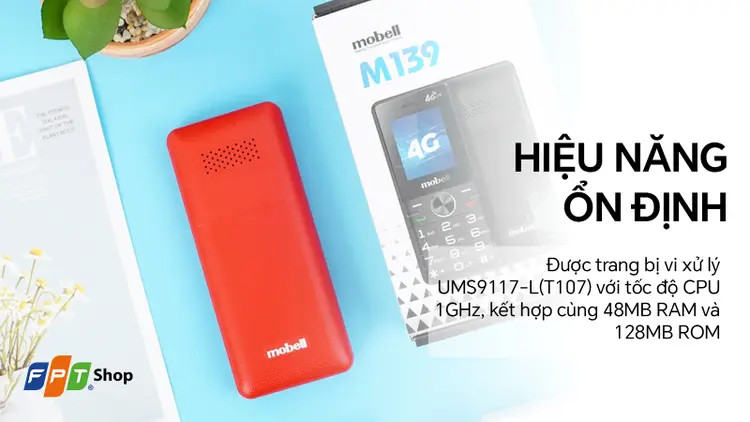 Điện thoại Mobell M139 4G chính hãng, giá rẻ