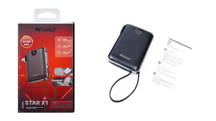 Sạc dự phòng StarGO Star X1 10000mAh 22.5W | Giá hấp dẫn