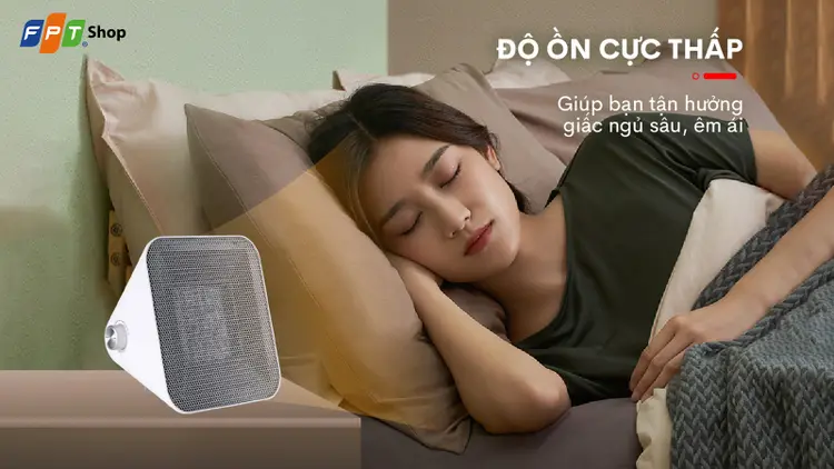 Quạt sưởi gốm Fujihome FH1100 1500W | Làm ấm nhanh, giá rẻ