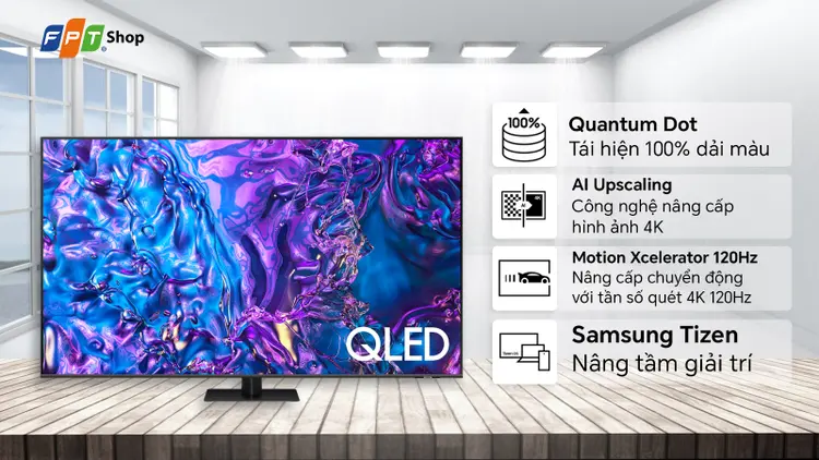 Smart Tivi QLED Samsung 4K 65 Inch QA65Q70D giá rẻ, BH 2 năm