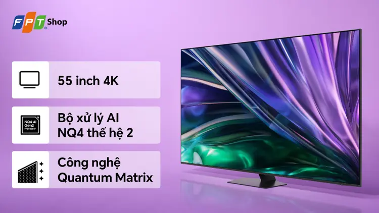 Smart Tivi Samsung Neo QLED 4K 55 inch QA55QN85D giá ưu đãi