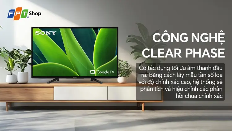 Sony Google TV 32 inch HD KD-32W830K chính hãng, giá rẻ