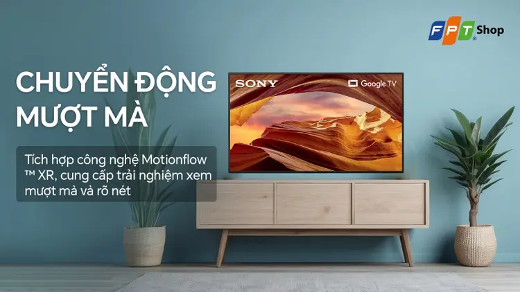 Sony Google TV 75 inch 4K KD-75X77L chính hãng, giá rẻ