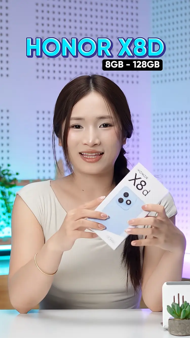 Honor X8d giá rẻ, thu cũ giảm đến 1 triệu, góp 0%