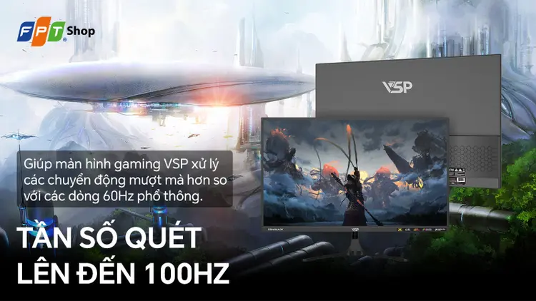 Màn hình Gaming VSP G2710Q1/27 inch 2K /IPS 100Hz chính hãng, giá rẻ