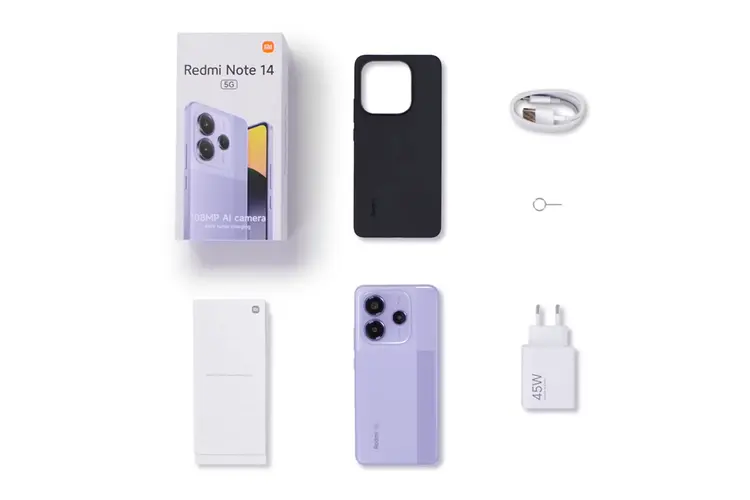 Redmi Note 14 5G 8GB/256GB chính hãng, góp 0%, nhiều quà tặng