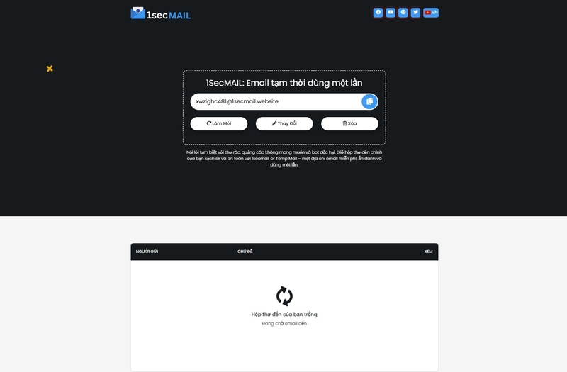 Tìm hiểu về 1SecMail: Những ưu điểm và cách sử dụng hiệu quả