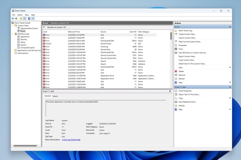 Windows Event Viewer là gì? Cách sử dụng hiệu quả công cụ quản lý sự ...