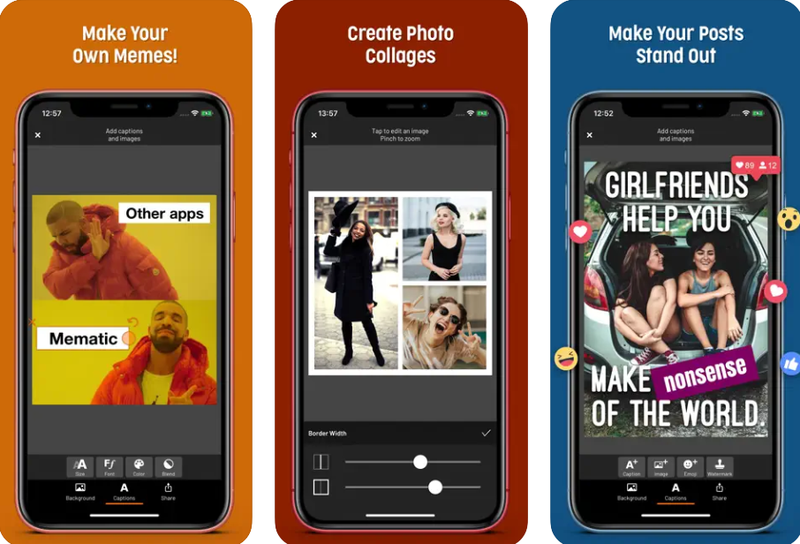 Khám phá 3 ứng dụng tạo nhanh meme trên iPhone, tạo ảnh meme hài hước ...