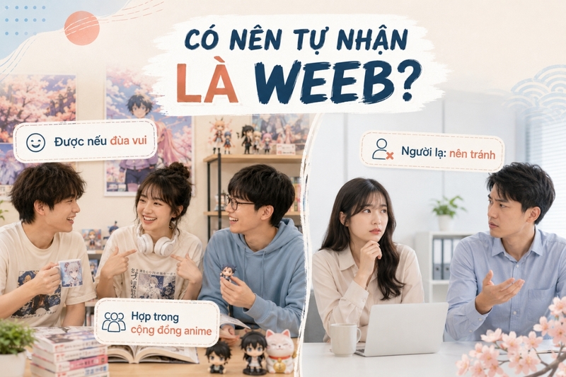Weeb là gì? Khác gì với otaku và có phải từ tiêu cực không?