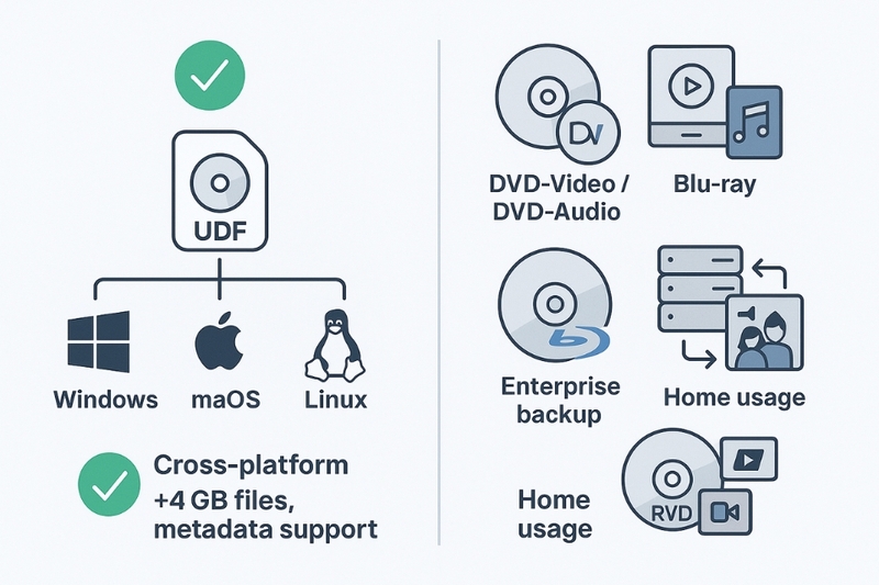 File UDF là gì? Khám phá hệ thống tệp tin quan trọng của đĩa quang