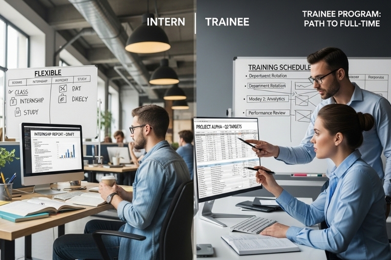 Trainee là gì? Cách phân biệt với intern và các vị trí trainee phổ biến ...