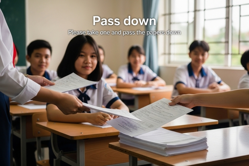 Pass down là gì trong tiếng Anh? Nghĩa chuẩn, cách dùng đúng