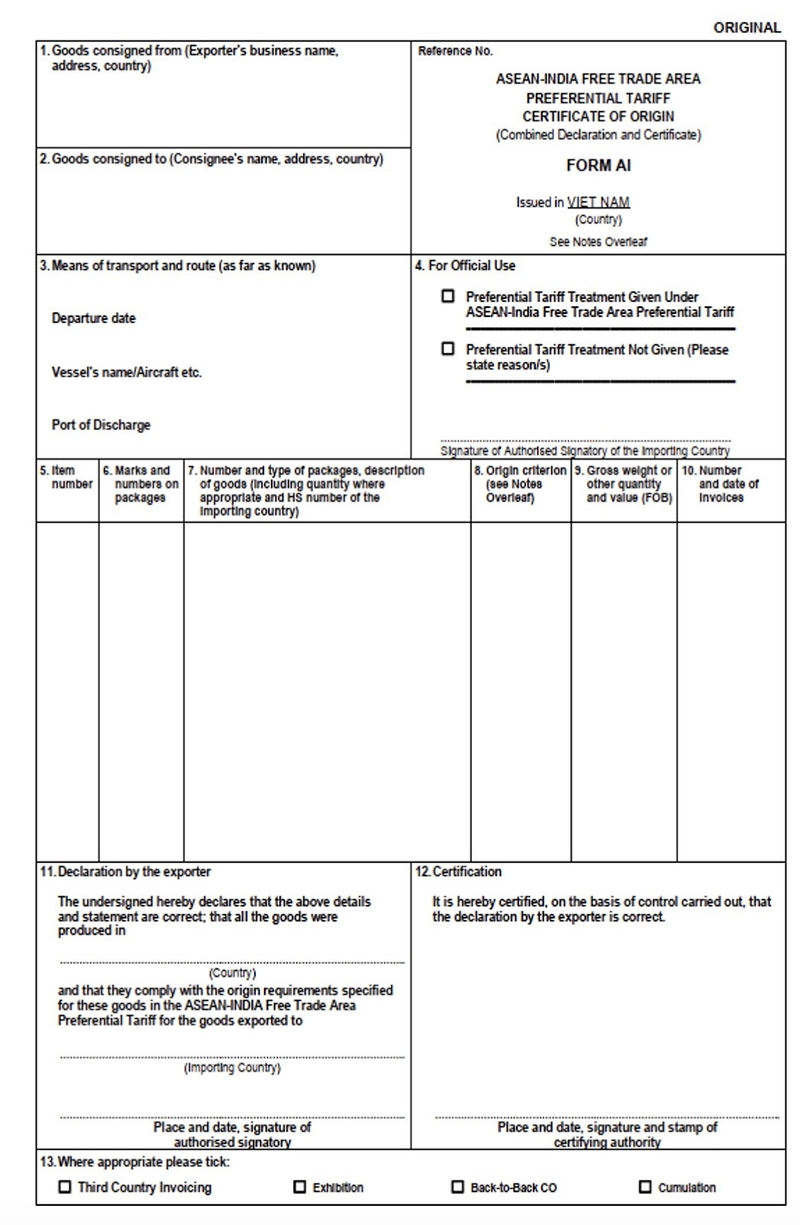 CO Form AI là gì? Tìm hiểu cách khai báo theo chuẩn Thông tư