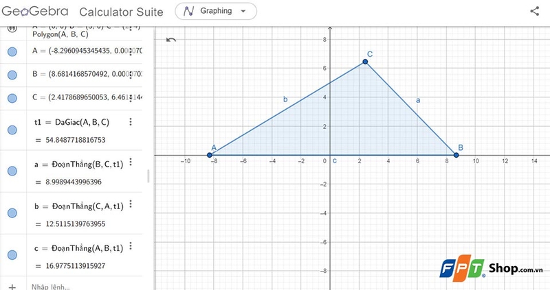 Cách sao chép hình từ Geogebra Online sang tài liệu Word