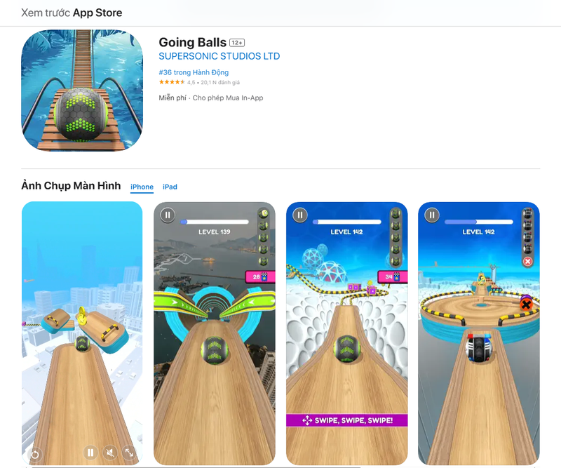 Khám phá Going Balls: Trải nghiệm game lăn bóng gây nghiện trên nền ...