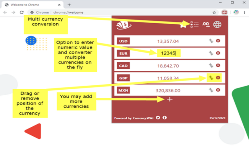 Chrome Currency Converter – Công cụ chuyển đổi các loại tiền tệ khác ...