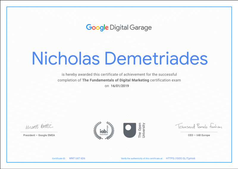 Hướng dẫn cách lấy chứng chỉ Google Digital Garage miễn phí