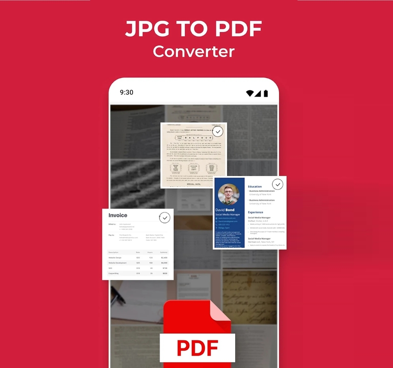Tải JPG to PDF Converter: Chuyển đổi ảnh sang tài liệu PDF